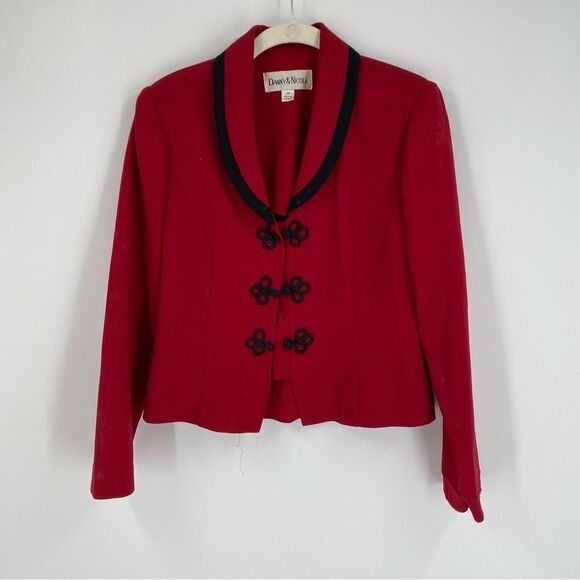Danny & Nicole | Jackets & Coats | Danny Nicole Scarlet Blazer With ...